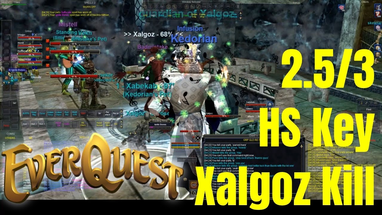 2.5/3 Howling Stones Charasis Key Xalgoz Everquest TLP - YouTube