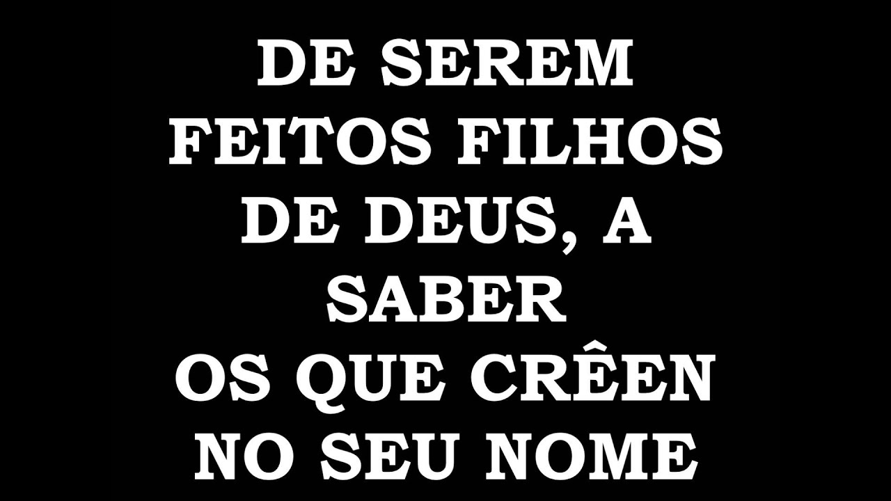 JOAO 1,12 - YouTube
