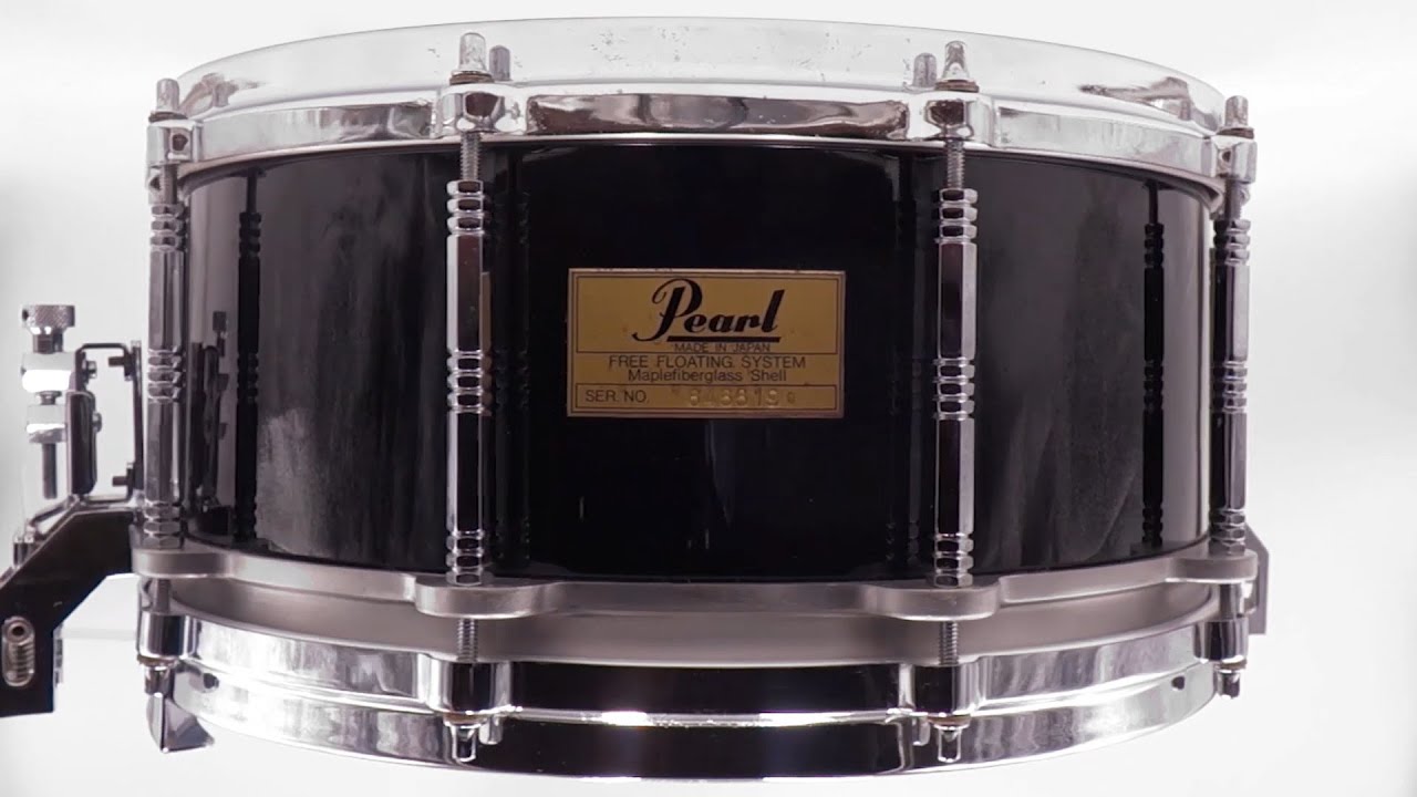 Pearl Free Floating Maplefiberglass shell 14x6.5 Japan - YouTube