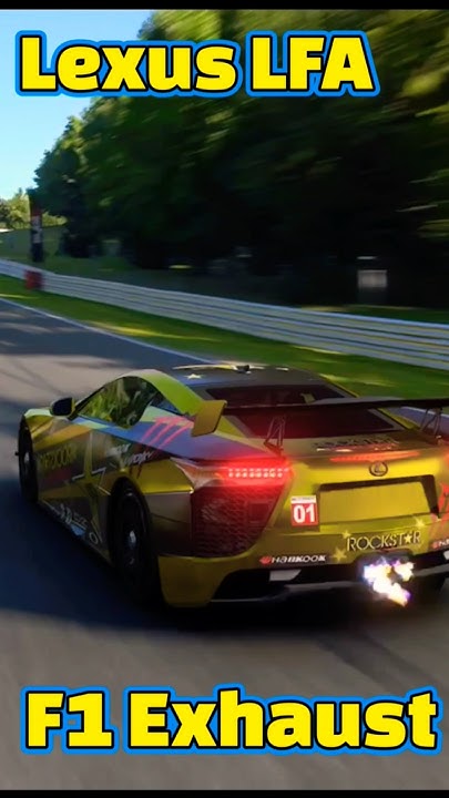 WAAAAA Ahhh !! The F1 Screaming Lexus LFA Exhaust and Led Zeppelin - YouTube