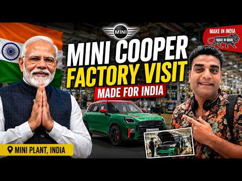 How German Cars Are Made in India 🇮🇳 | MINI Cooper New C-SUV Factory Visit & Launch