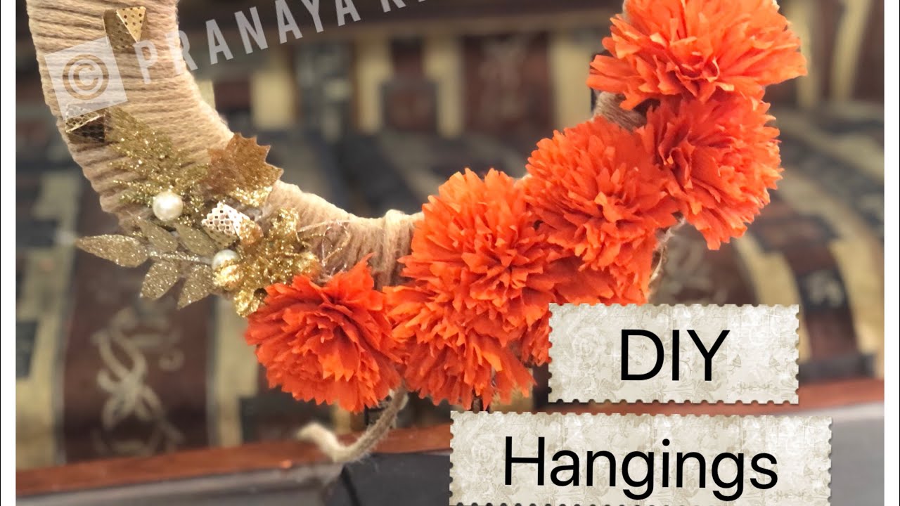 Diwali diy wall hanging | diwali decor | easy craft | DIY | Pranaya ...