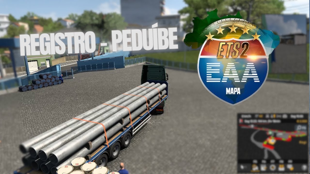 ETS2 - Viagem de Registro a Peruíbe | Mapa EAA Atualizado | Clube Rotas ...