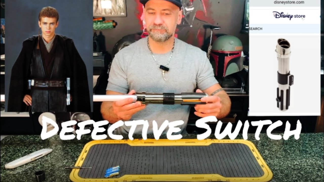 Anakin Apprentice Legacy Lightsaber Defective review Star Wars Galaxy ...