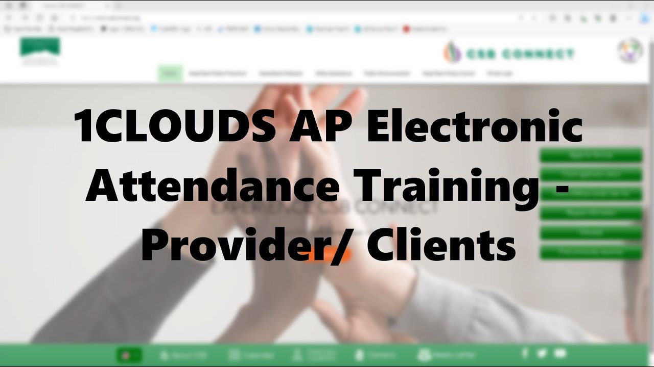 AP Electronic Attendance Training - Provider/Clients - YouTube