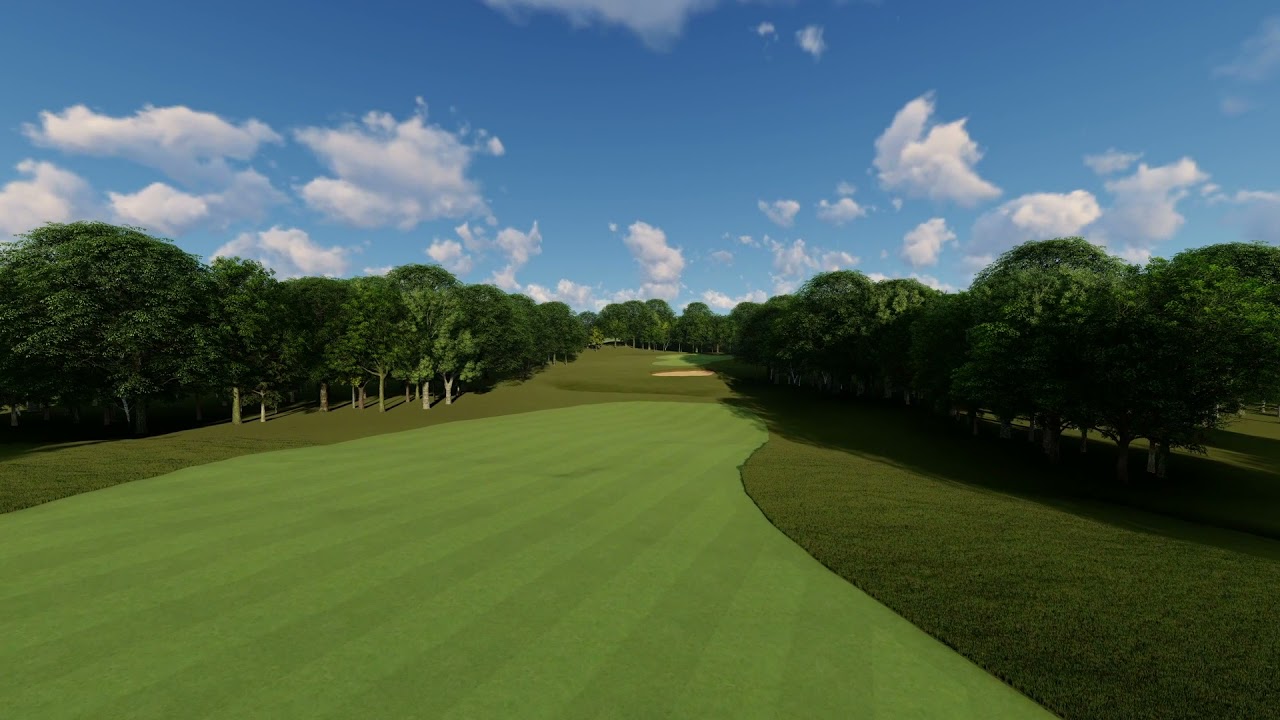 Meon Valley 18 Hole Course - Hole 1 - YouTube