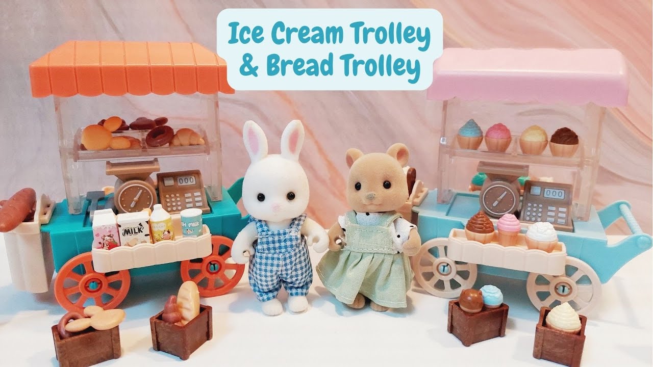 Unboxing Koala Town - Ice Cream Trolley & Bread Trolley - YouTube