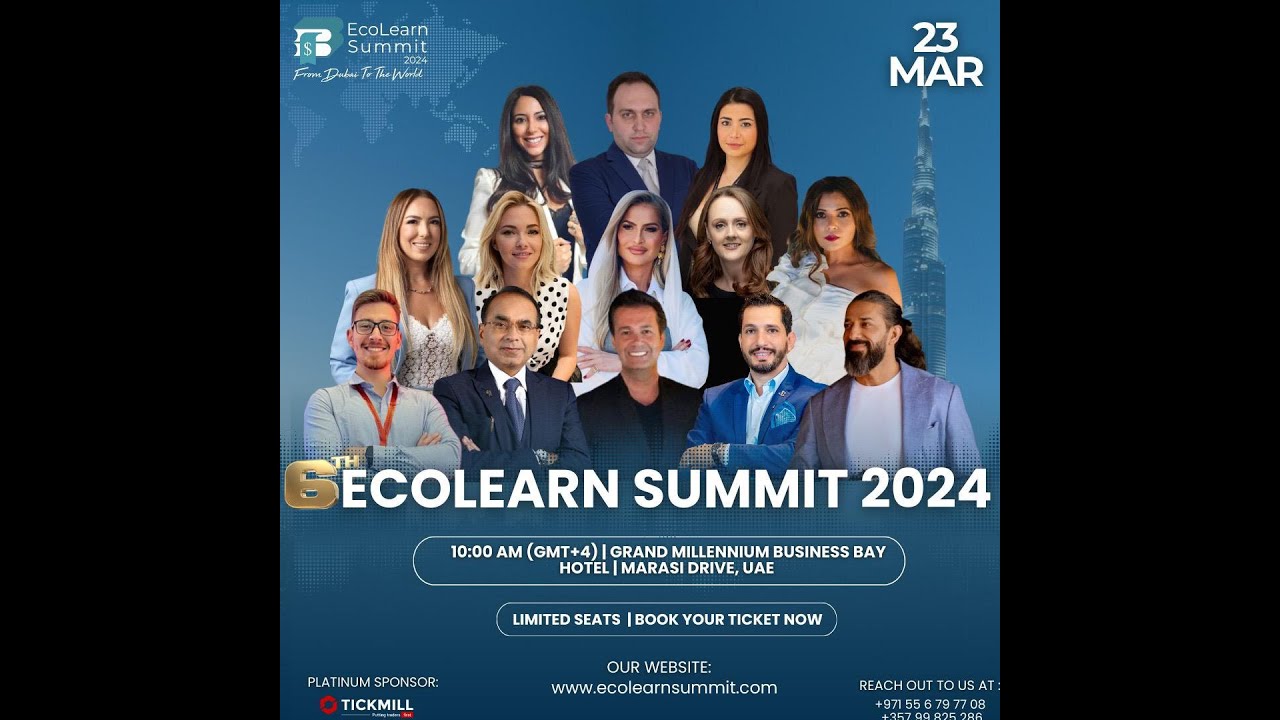 EcoLearn Summit 2024 - 6th Edition - From Dubai To the World (Official Trailer) - YouTube