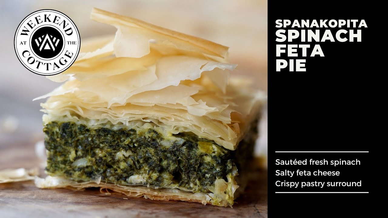 SPINACH AND FETA PIE - SPANAKOPITA! - YouTube