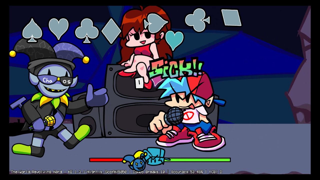 VS KRIS MOD FNF! **KRIS AND JEVIL IS INSANE!** - YouTube