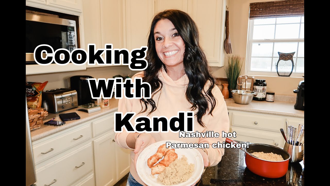 COOKING WITH KANDI Nashville Hot Parmesan Chicken - YouTube