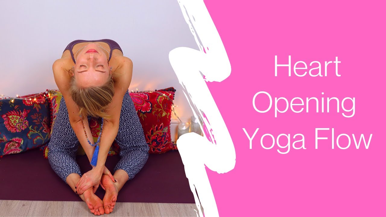 HEART OPENING YOGA | FEEL GOOD FLOW | 20 MINS - YouTube