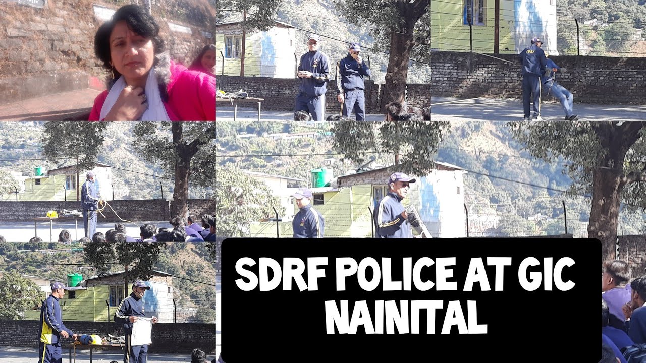 SDRF police at GIC Nainital - YouTube
