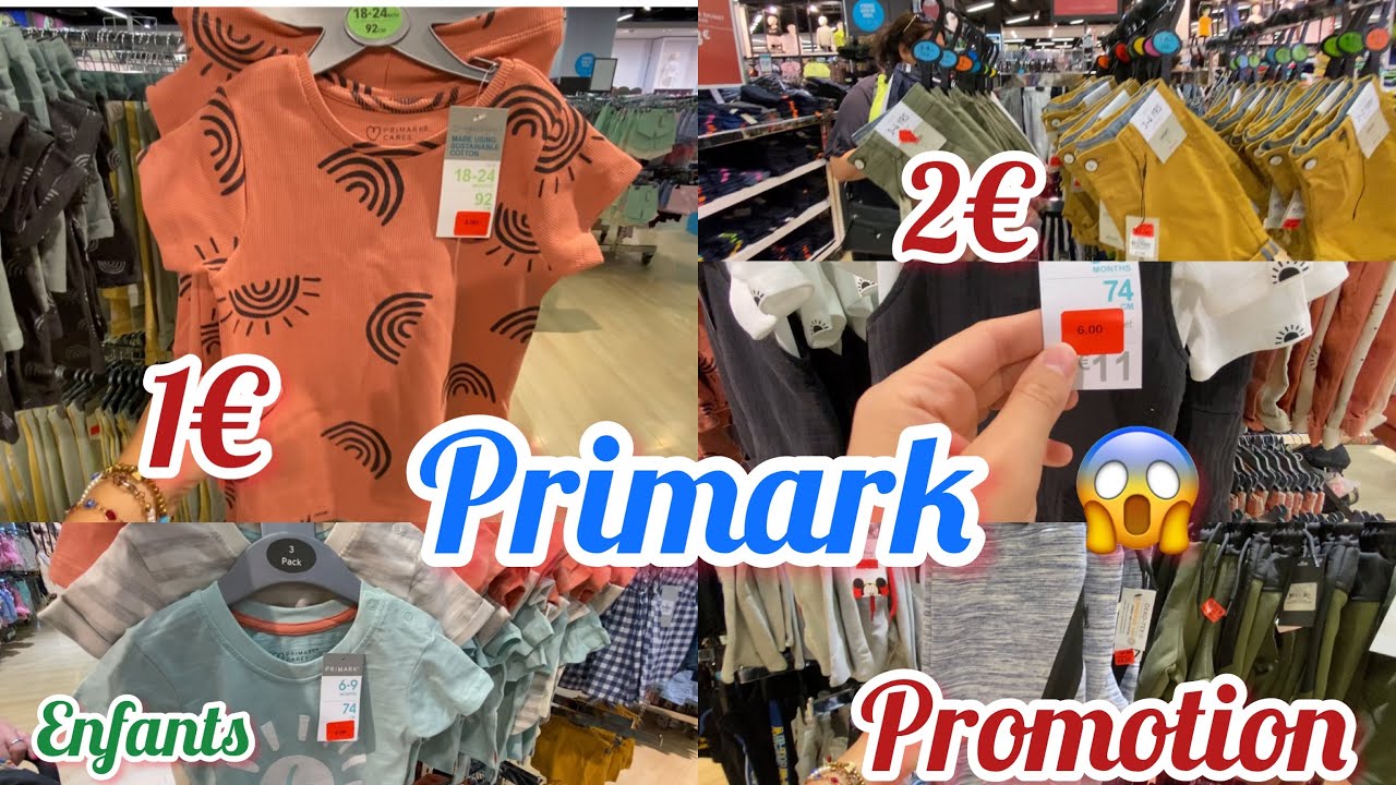 PRIMARK 🚨PROMOTION 🚨3DEMARQUE PRIX CHOC ENFANTS À GRANDLITTORAL ‼️‼️1€2 ...