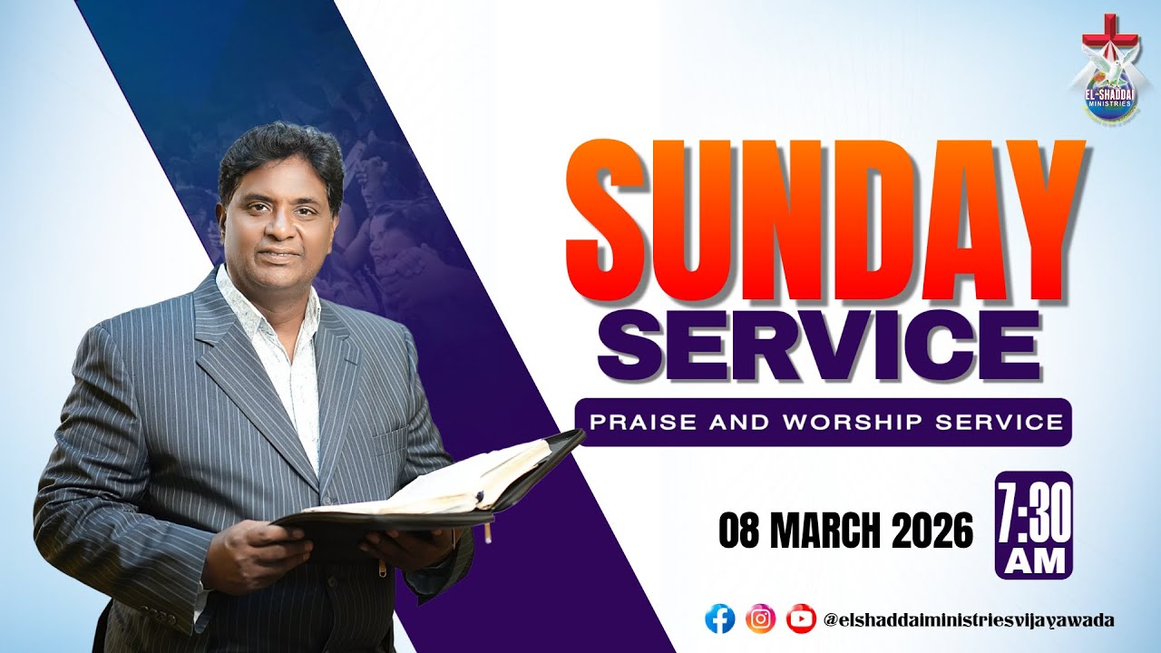 08-03-2026 | SUNDAY SERVICE |PASTOR RAVI PRAKASH| PASTOR MERCY PRAKASH ...