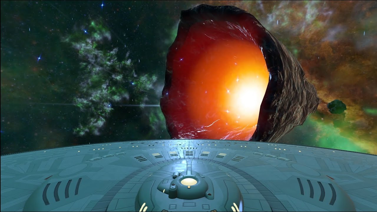 AdmiralSoulFire Pilots Enterprise in Planet Killer's Maw! Borg! Star ...