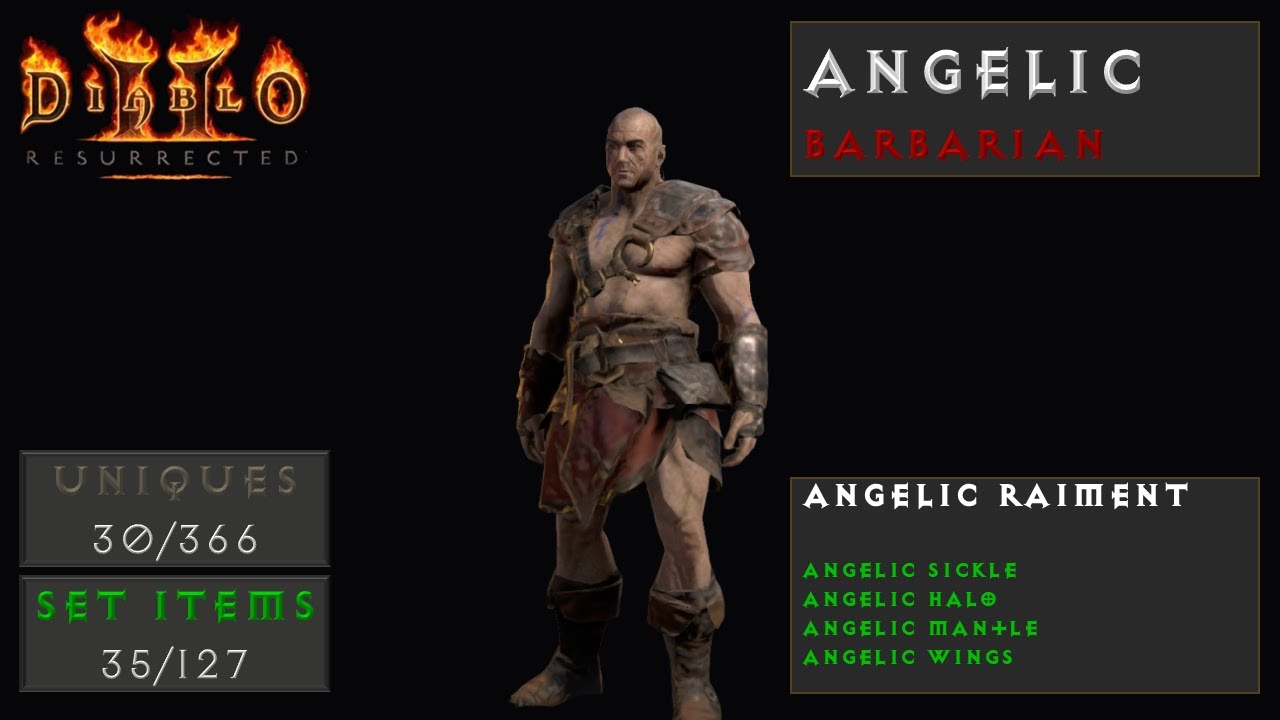Diablo II: Resurrected - Leveling up Angelic for Set Items (EP-2) - YouTube