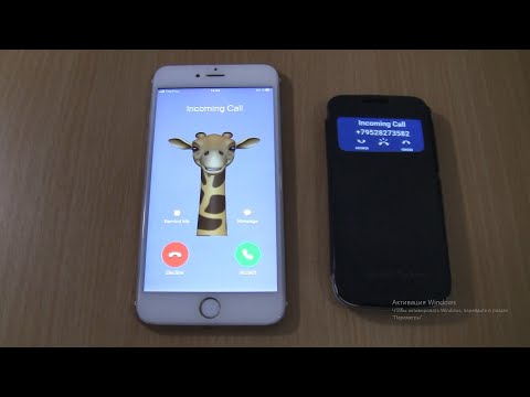 Double Incoming call at the Same Time Iphone 6s plus Gold+Samsung Galaxy S4 mini  android 11 Cover