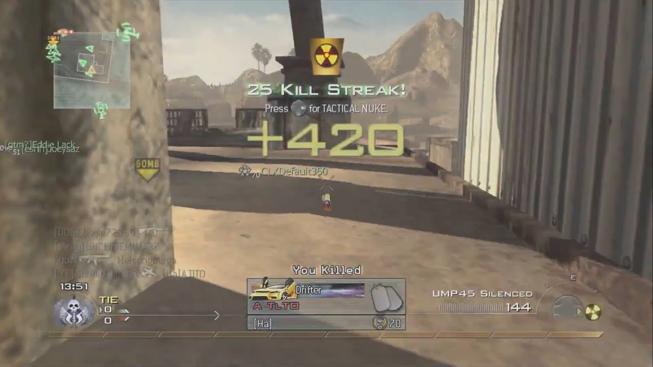 MW2 - Rust Sabotage Nuke (82-48) Live Commentary #981 - Freaking Chaos ...