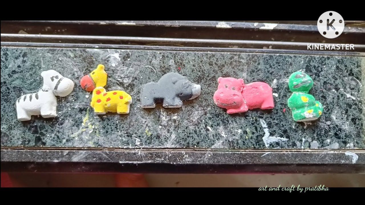 How to make Animals from plaster of Paris - YouTube