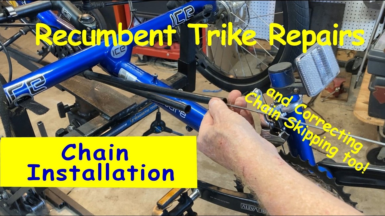 Recumbent trike Chain Installation - YouTube