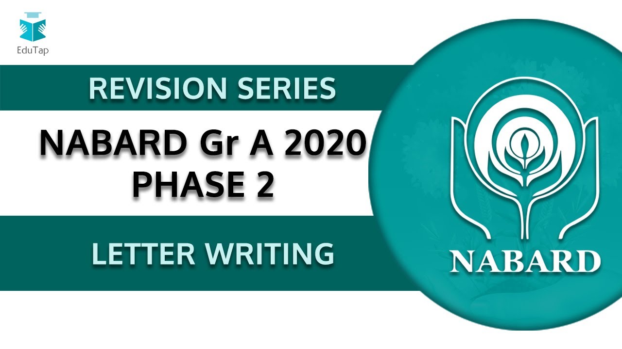 Lecture 1 | English | Letter Writing | Phase 2 | NABARD Gr A 2020 - YouTube