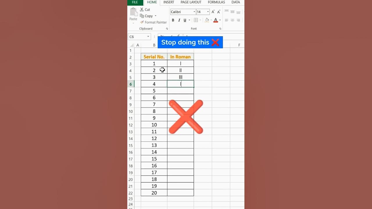How to use Roman function in Excel tips and tricks 💯💫 #exceltips #tutorial #shortvideo - YouTube