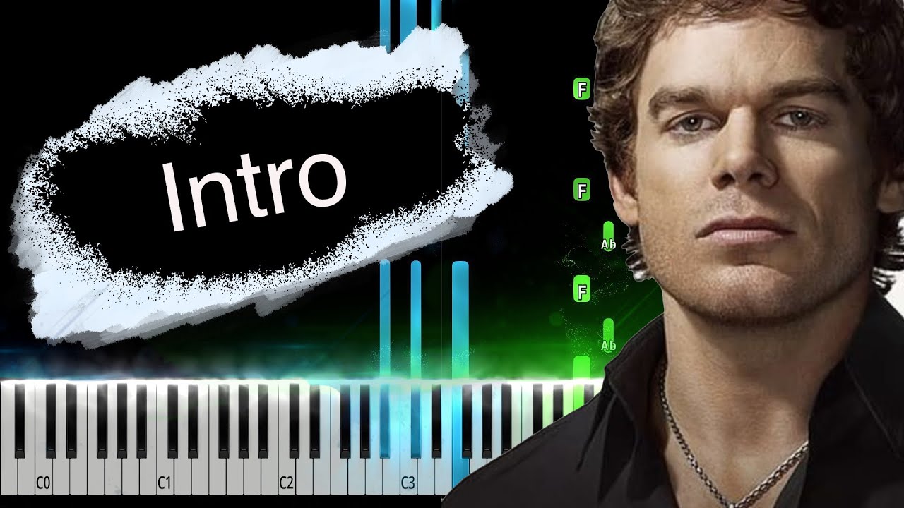 Dexter - Opening Theme Piano Tutorial - YouTube