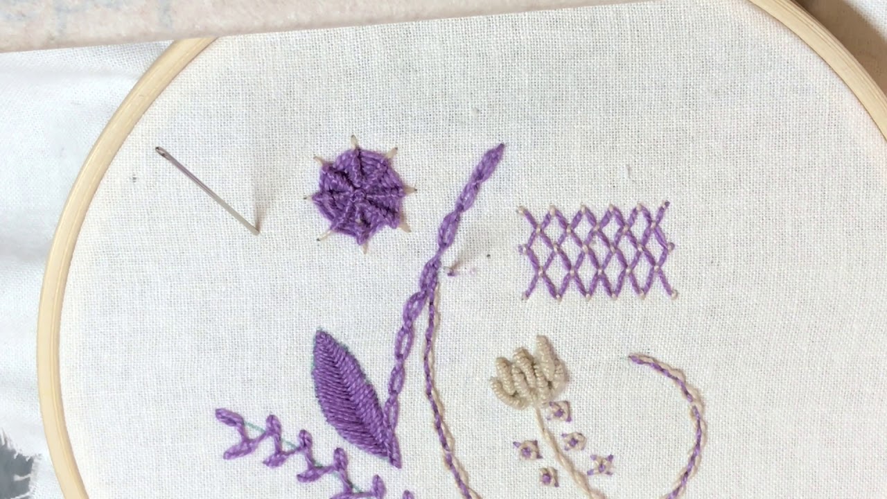 Cast on stitch - Hand Embroidery Tutorial - YouTube