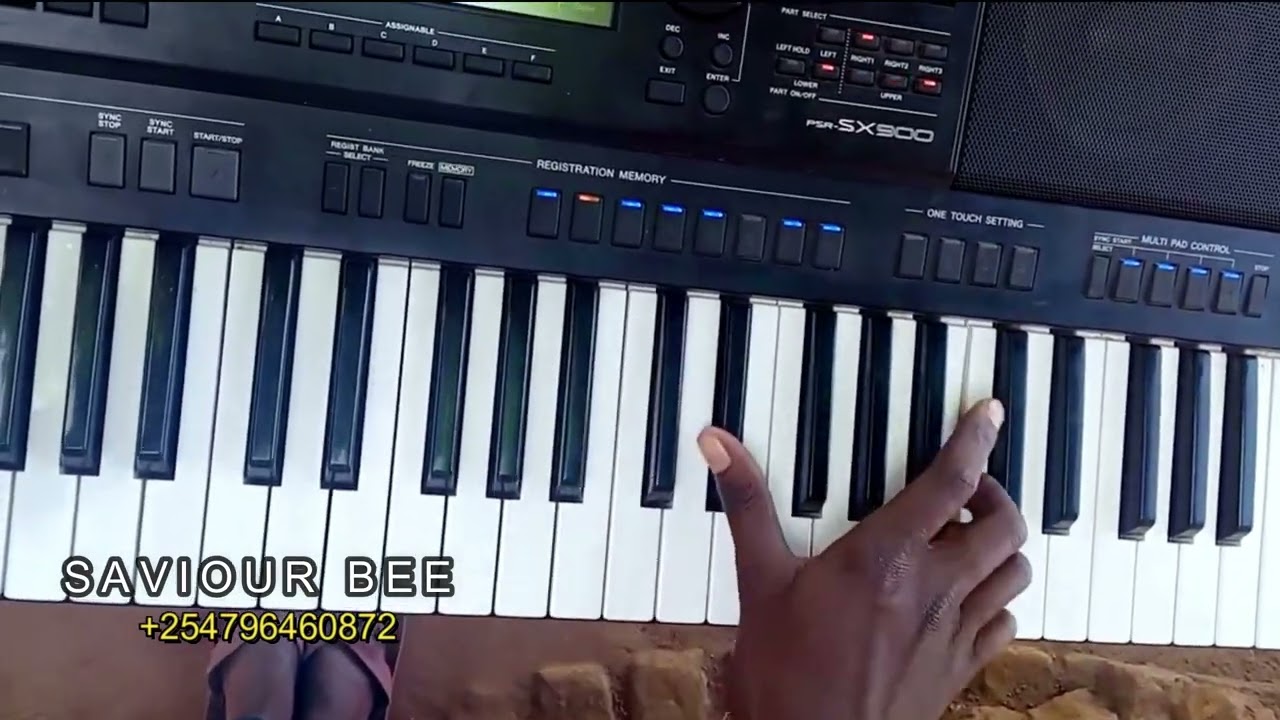 Tutorial Piano Seben By Saviour Bee / How to play Hakuna Mungu Kama ...