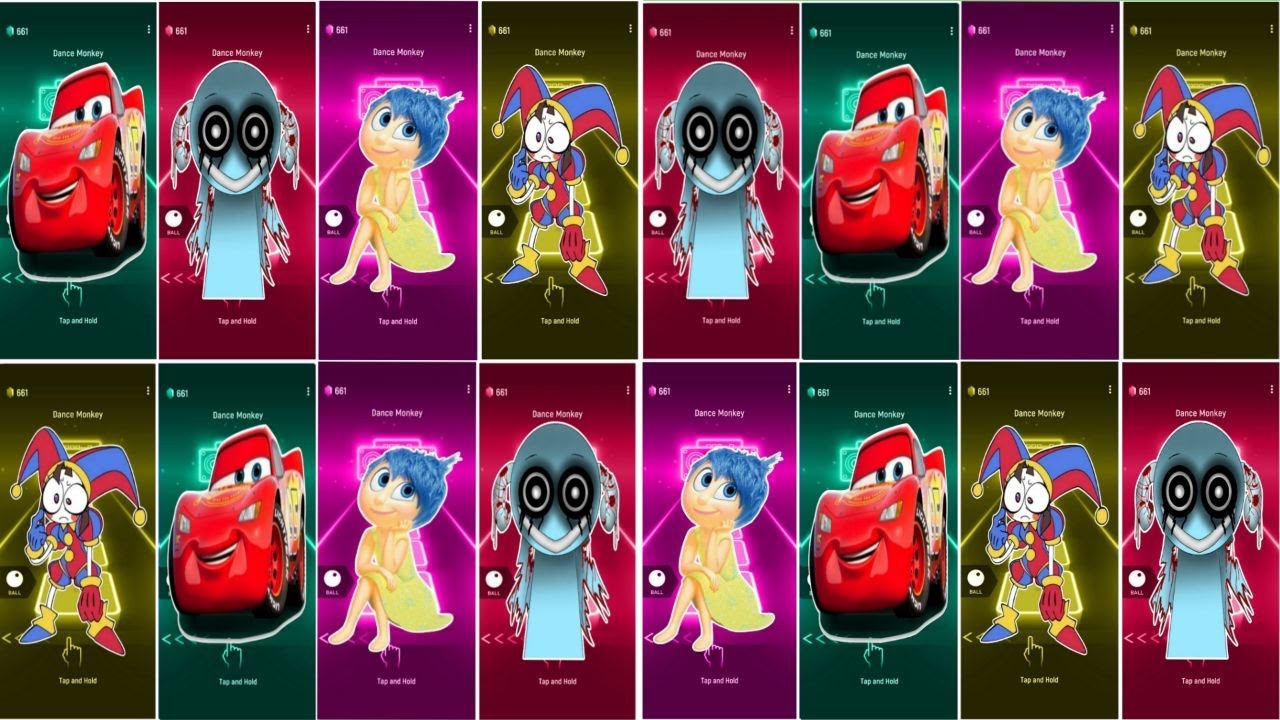 McQueen - Incredibox Sprunki - Inside out 2 - Digital Circus - Tiles ...