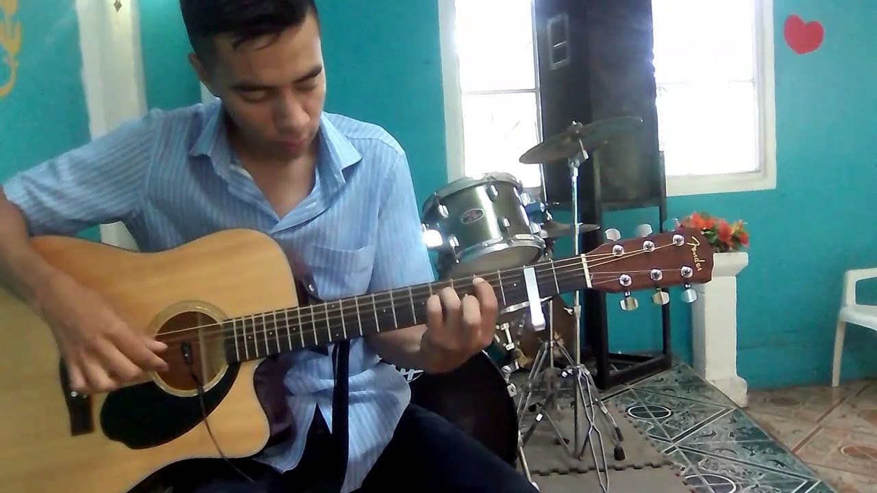 TÚ ESTÁS AQUÍ ( Cristian Orantes ) Fingerstyle - YouTube