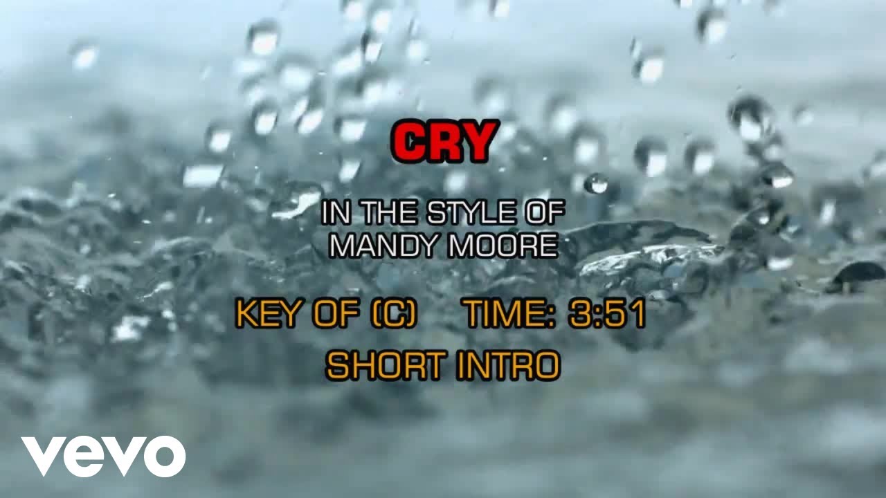 Mandy Moore - Cry (Karaoke) - YouTube