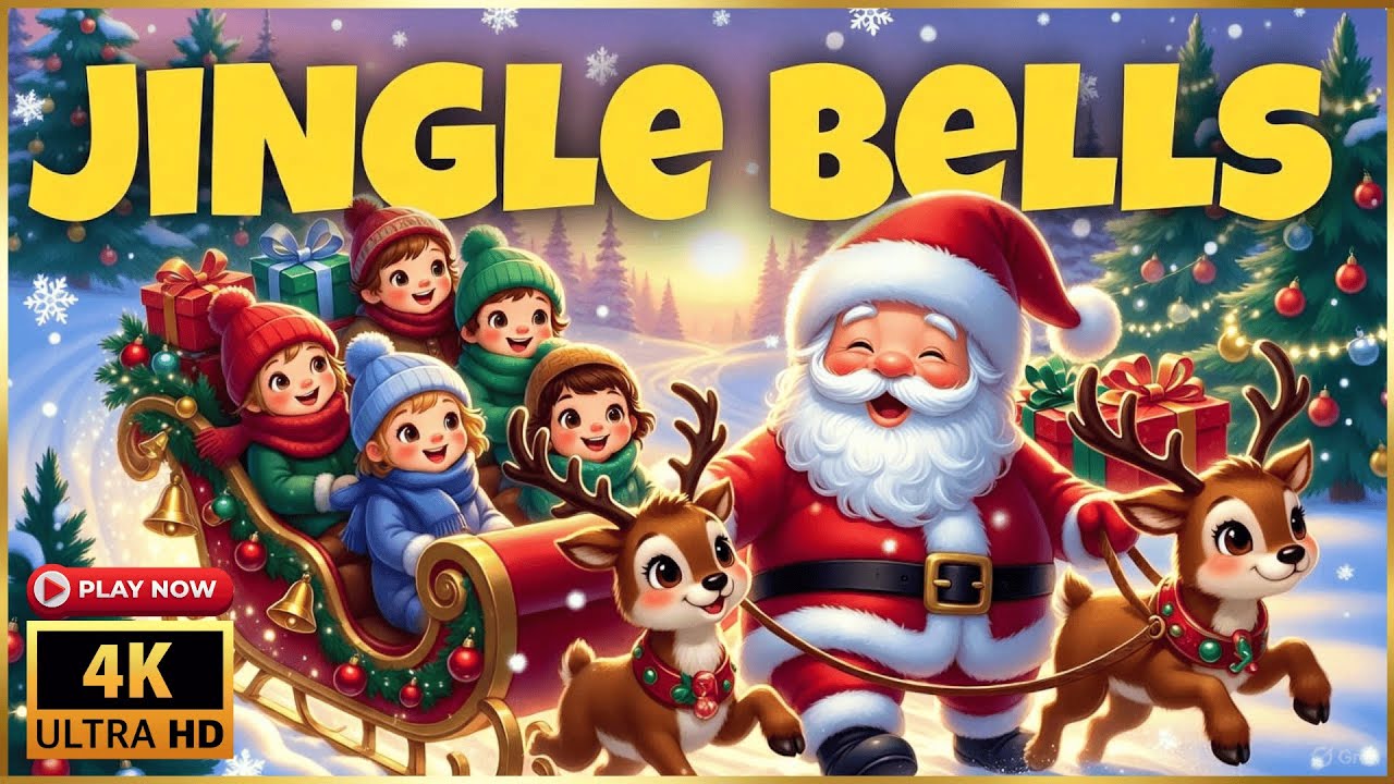 Jingle Bells Jingle Bells 🔔 Christmas Songs for Kids | Santa Claus ...