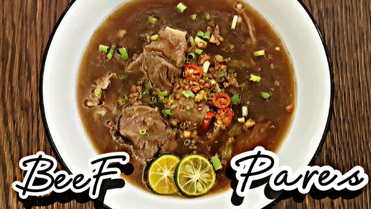 BEEF PARES RECIPE | pares recipe - YouTube