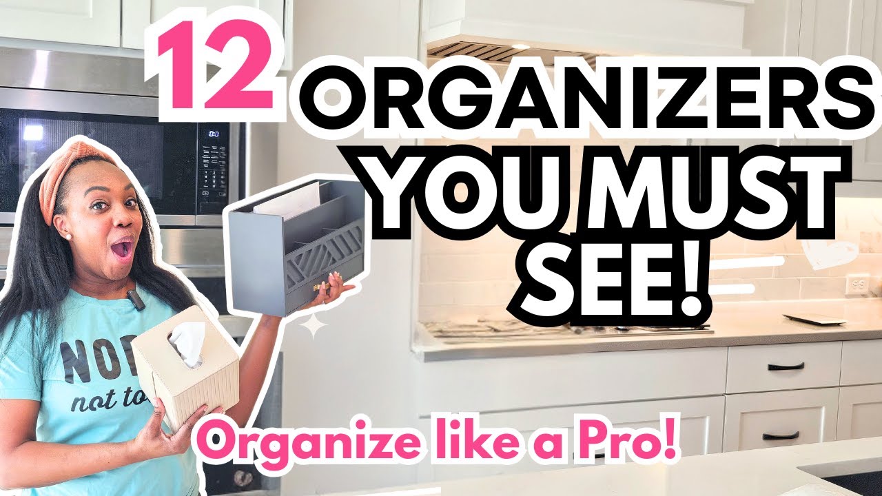 12 Organizational Products You'll LOVE! Let's Get Organized 2025 - YouTube