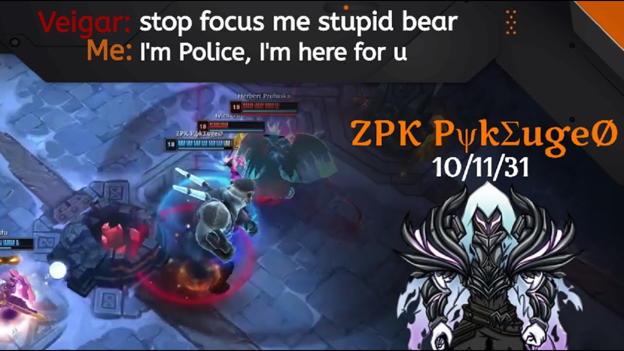 I Love Playing Volibear Police Skin || ZPK PψkΣugeØ Aram Patch 13.24 ...