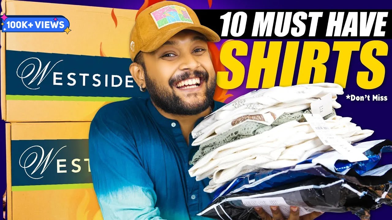 10 Best Must Have Shirts for Summer 🔥 Westside Shirt Haul Review 2024 ...