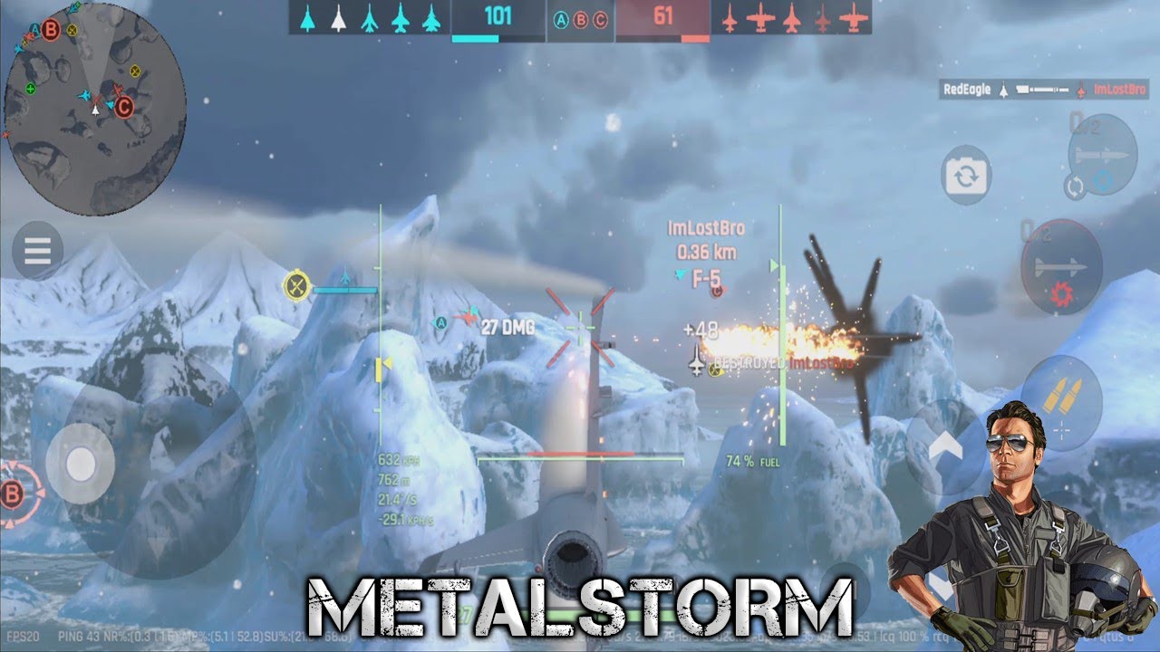 Best Online Fighter Plane War Game Part 1 #metalstorm - YouTube