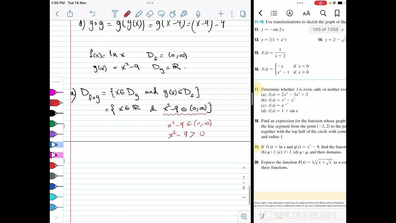 Review (Chapter 1) Exercise 19||James Stewart Calculus 7th edition ...