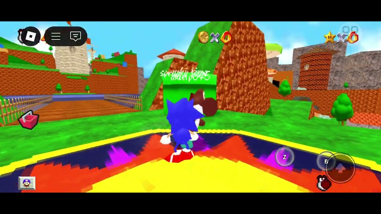 Super mario 64 roblox - YouTube