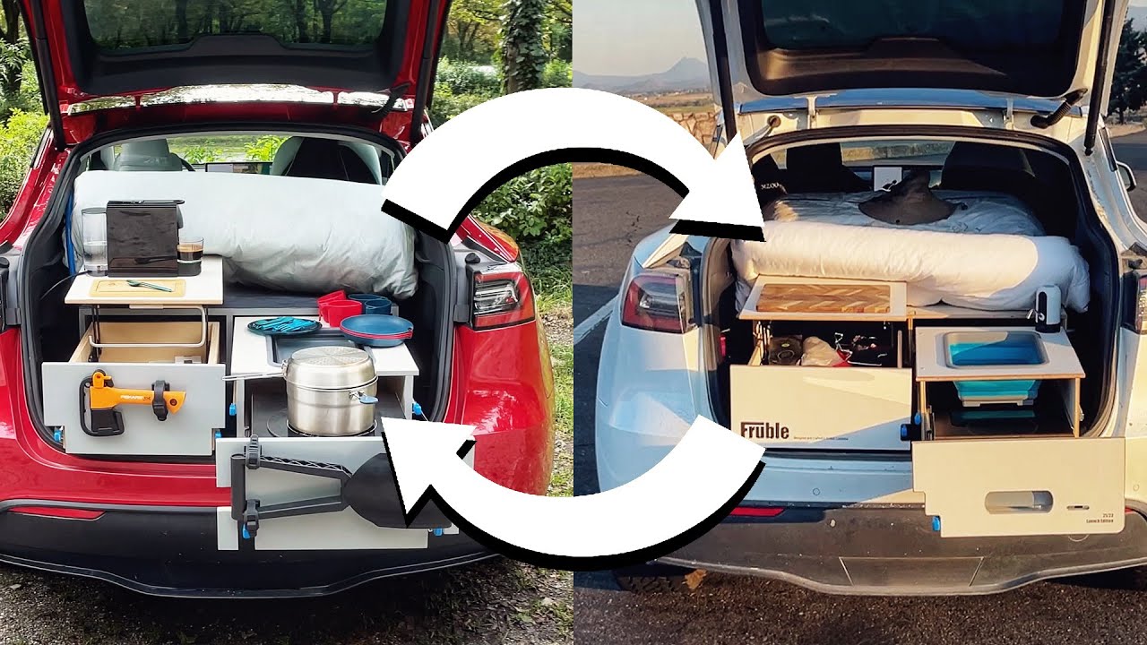 I Swapped my Tesla Camper with a Stranger - Ep3 The Alps - YouTube