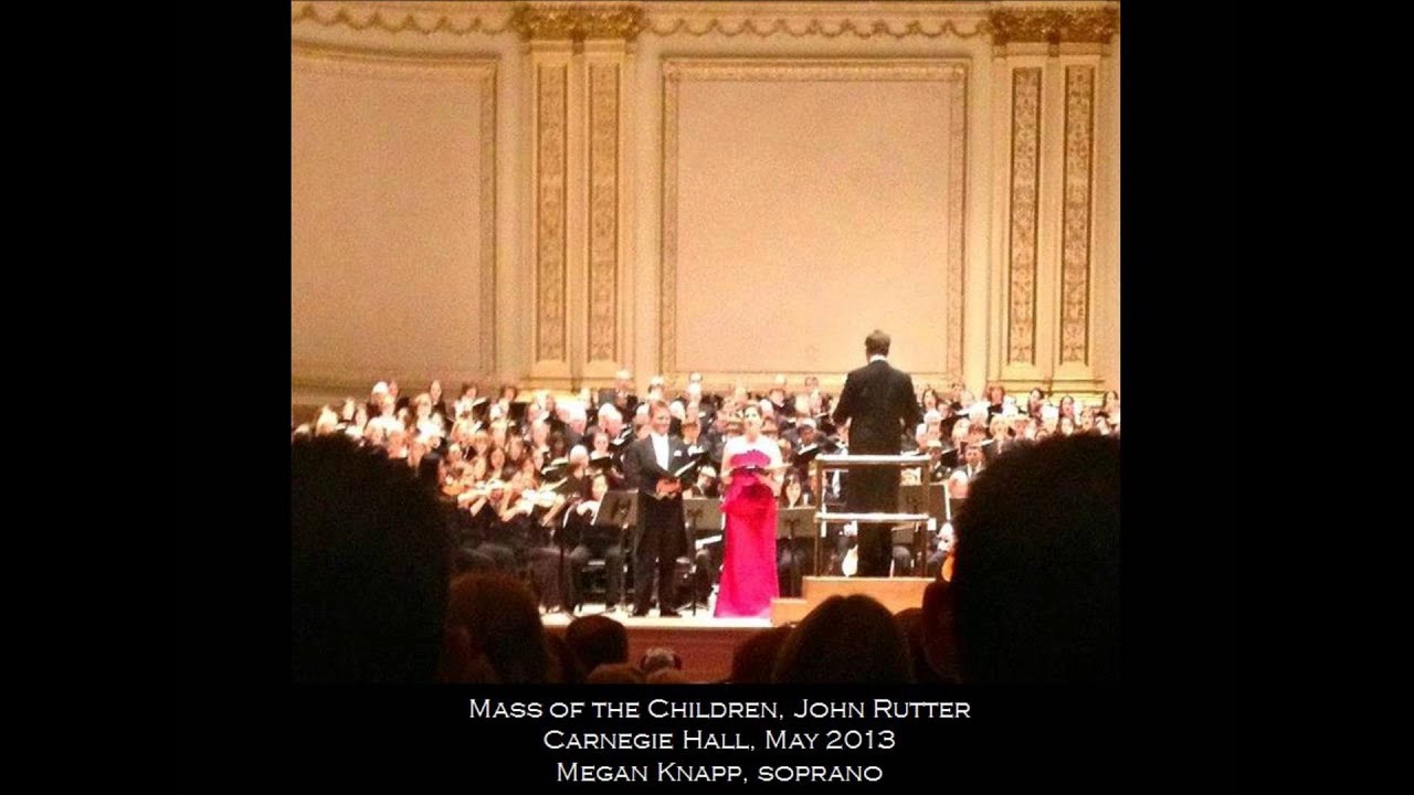Finale, Soprano solo, Mass of the Children, Rutter - YouTube