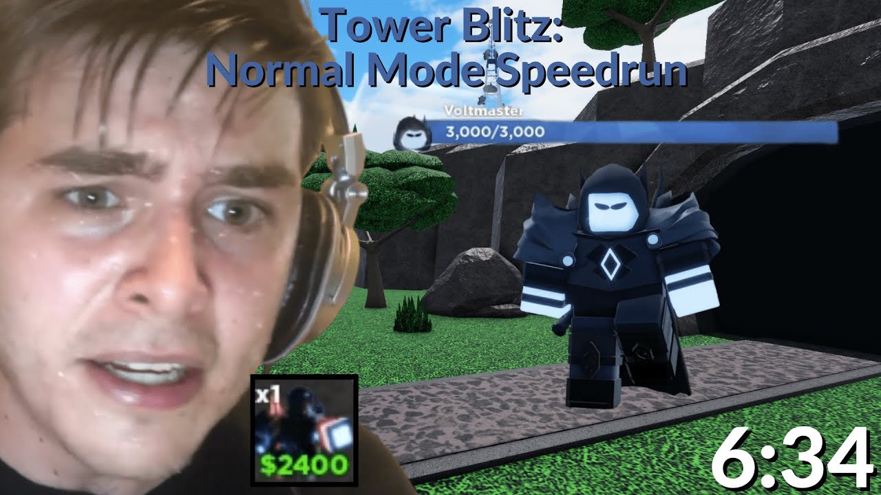 Normal Mode Speedrun | Tower Blitz (Roblox) - YouTube