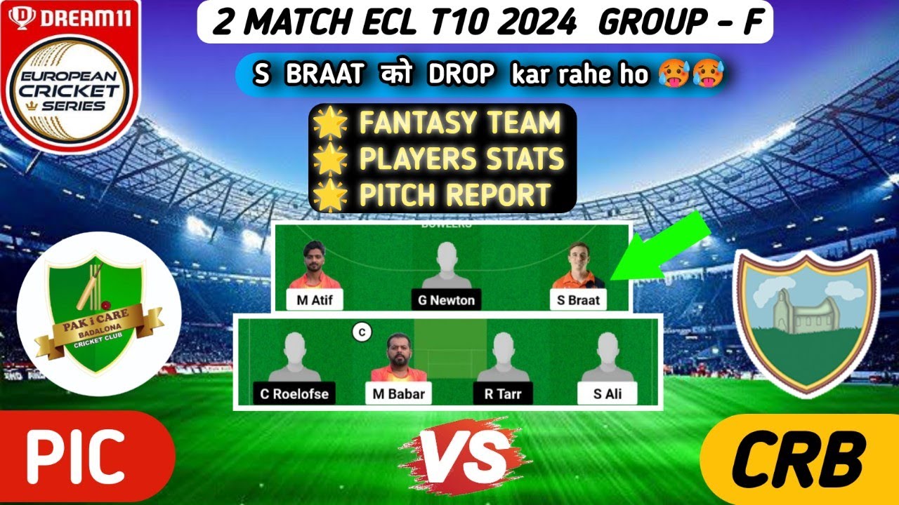 PIC vs CRB Dream11 Prediction | CRB vs PIC Dream11 Team | PIC vs CRB ...