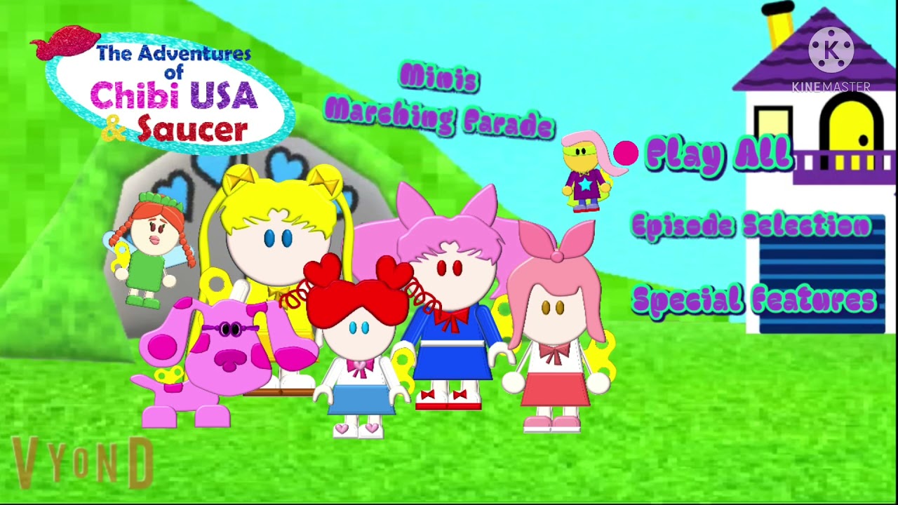 Chibi USA And Saucer Minis Marching Parade DVD Menu - YouTube