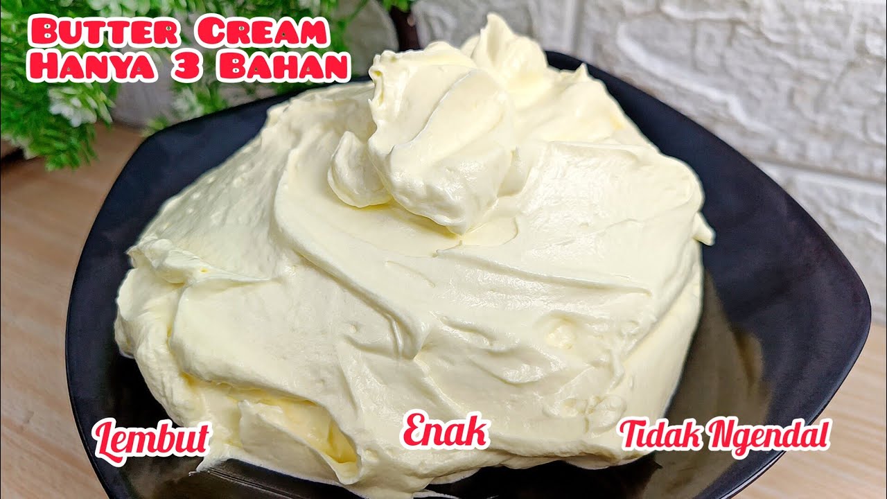 SUSAH MENCARI MENTEGA PUTIH ??? PAKAI MARGARIN AJA BUTTER CREAM ...
