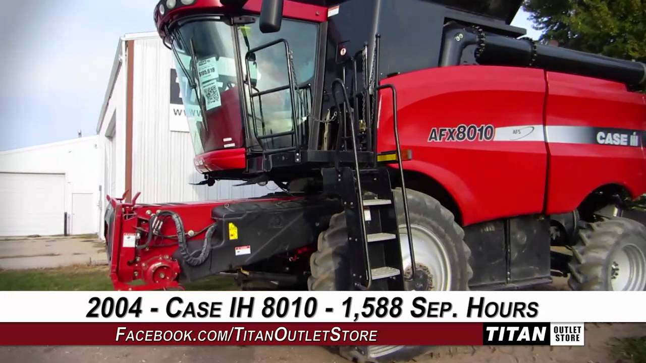 Case IH 8010, 1588 Sep Hrs, FT,AHHC, Long Auger, Rock Trap Combine Sold ...