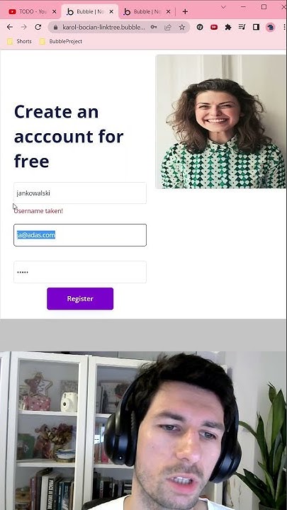 #shorts Linktree - Bubble.io TUTORIAL BUDOWA APLIKACJI: How To Build A Linktree Clone With No ...