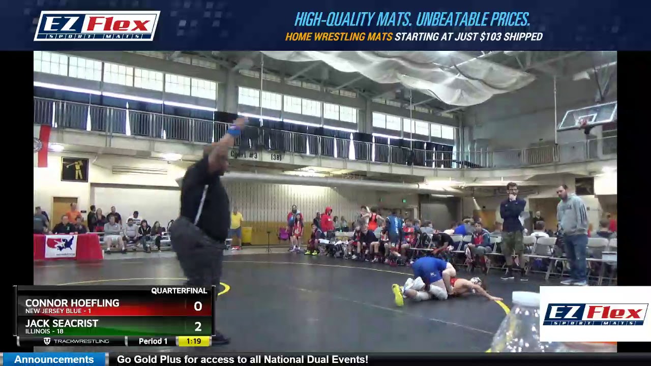 Mat 10 136 Connor Hoefling New Jersey Blue Vs Jack Seacrist Illinois ...